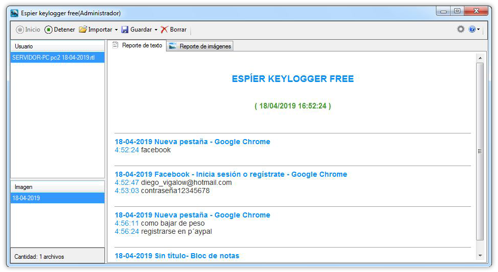 Espier keylogger free - Descargar